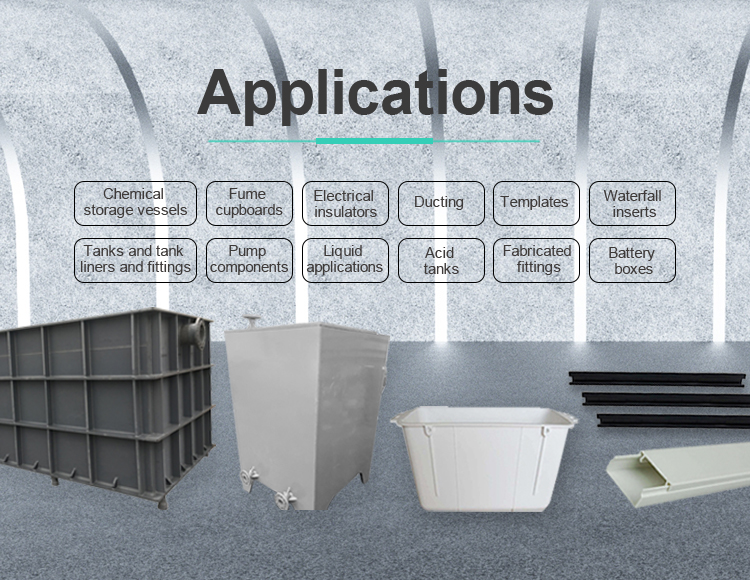 High Density Grey Rigid PVC Panel Sheet 4x8 Feet Board - ONE PLASTIC